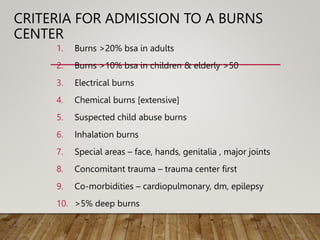 BURNS.pptx lecture presentation surgery. | PPTX