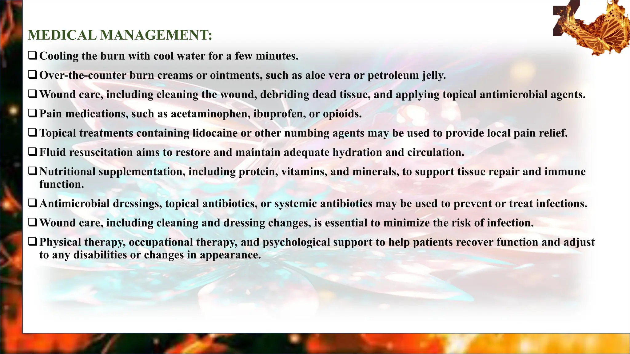 BURNS, CALCULATION OF BURNS, CALCULATION OF FLUID REQUIREMENT AND ...
