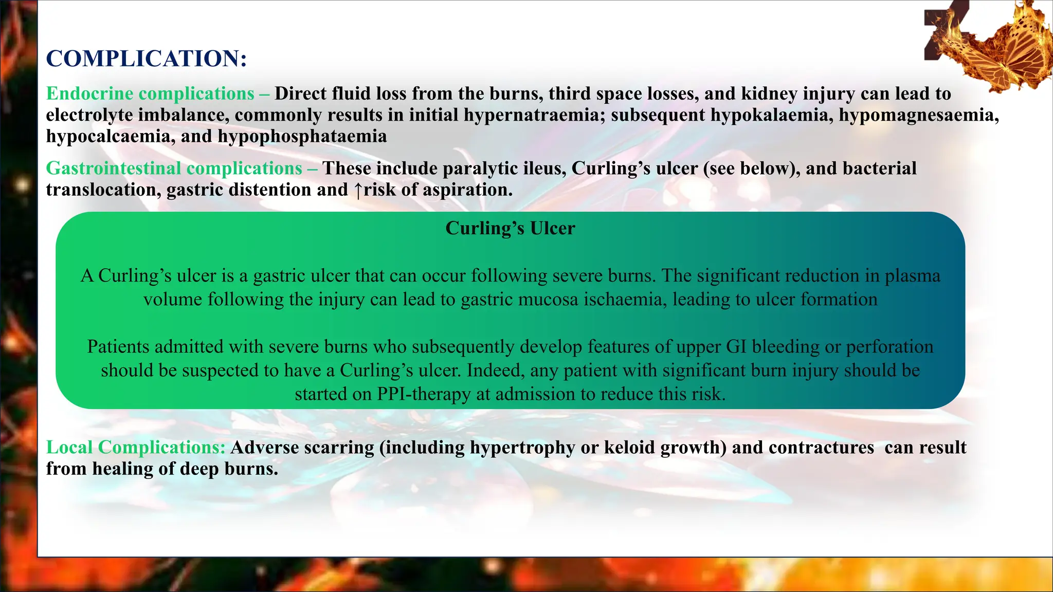 BURNS, CALCULATION OF BURNS, CALCULATION OF FLUID REQUIREMENT AND ...