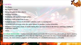 BURNS, CALCULATION OF BURNS, CALCULATION OF FLUID REQUIREMENT AND ...