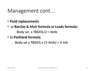 Burns.pptx it's management is absolutely | PPT