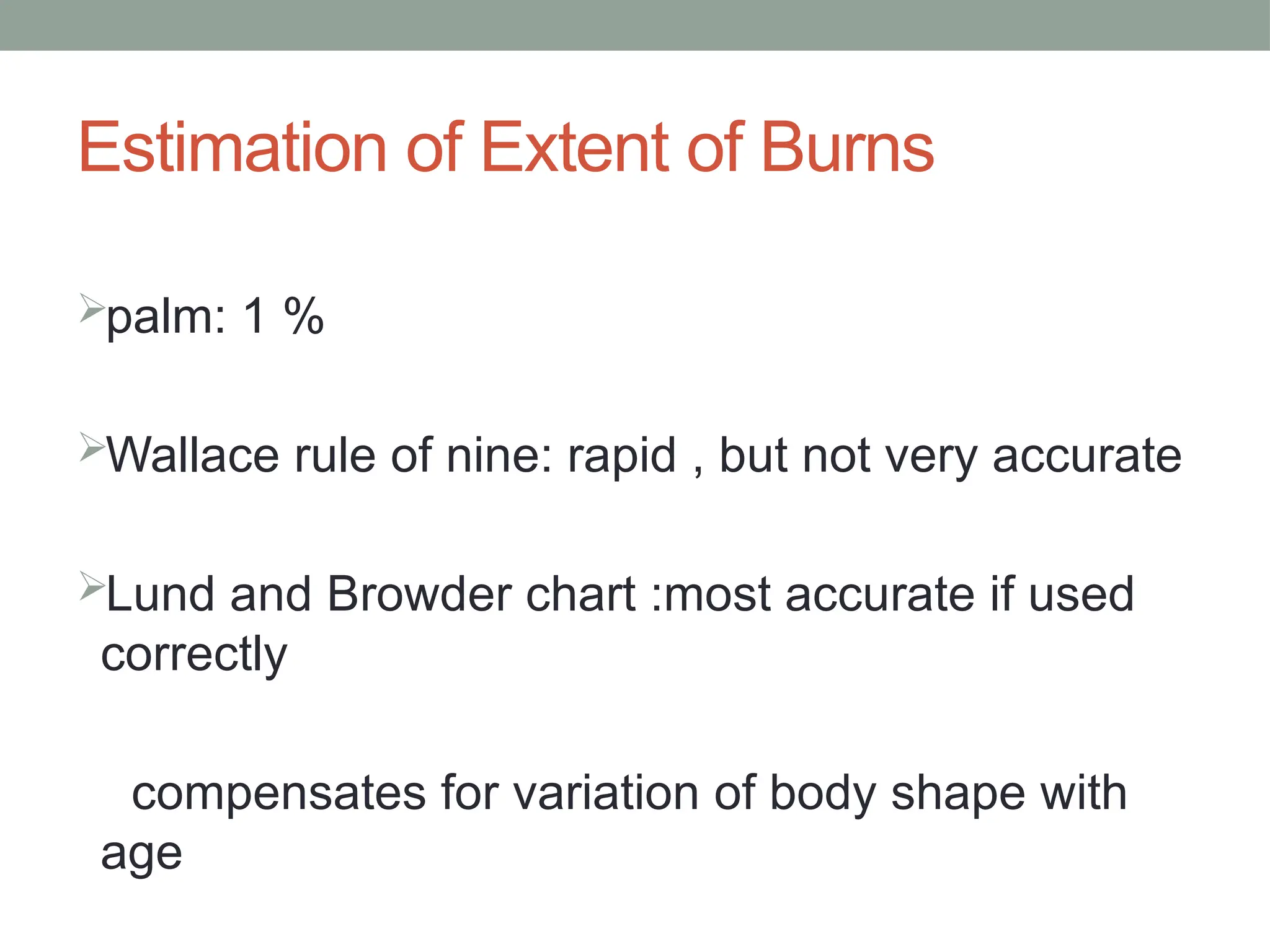 Management of Burns at the emergency unit | PPTX