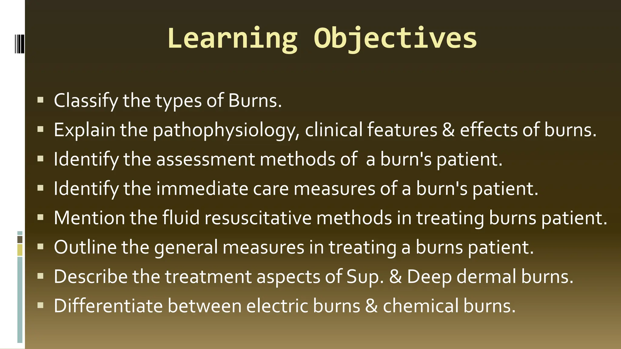 Burns - Types, Clinical Features & Management | PDF
