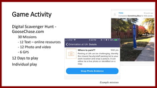 Enhancing New Employee Orientation with a Digital Scavenger Hunt | PPT