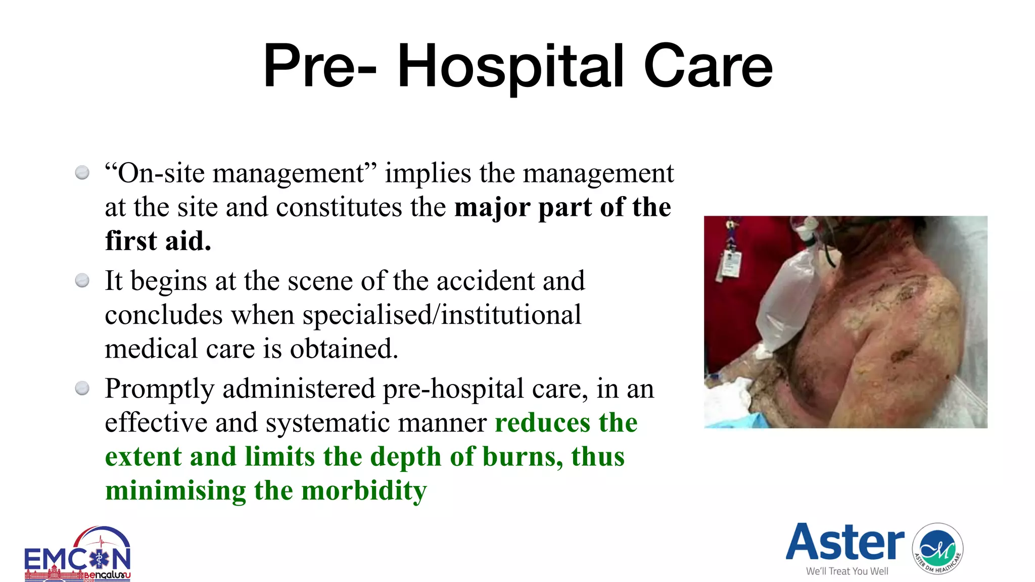 Burns : pre hospital care | PDF