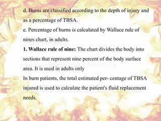 Burns- unit - V IV Semester nursing Adult Health Nursing | PPTX
