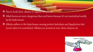 Burns presentation by 2nd yr MSc nursing student | PPTX