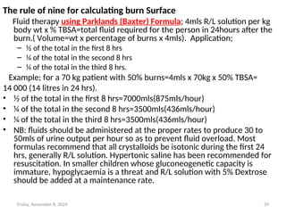 BURNS note Medical and Surgical Nursing.ppt