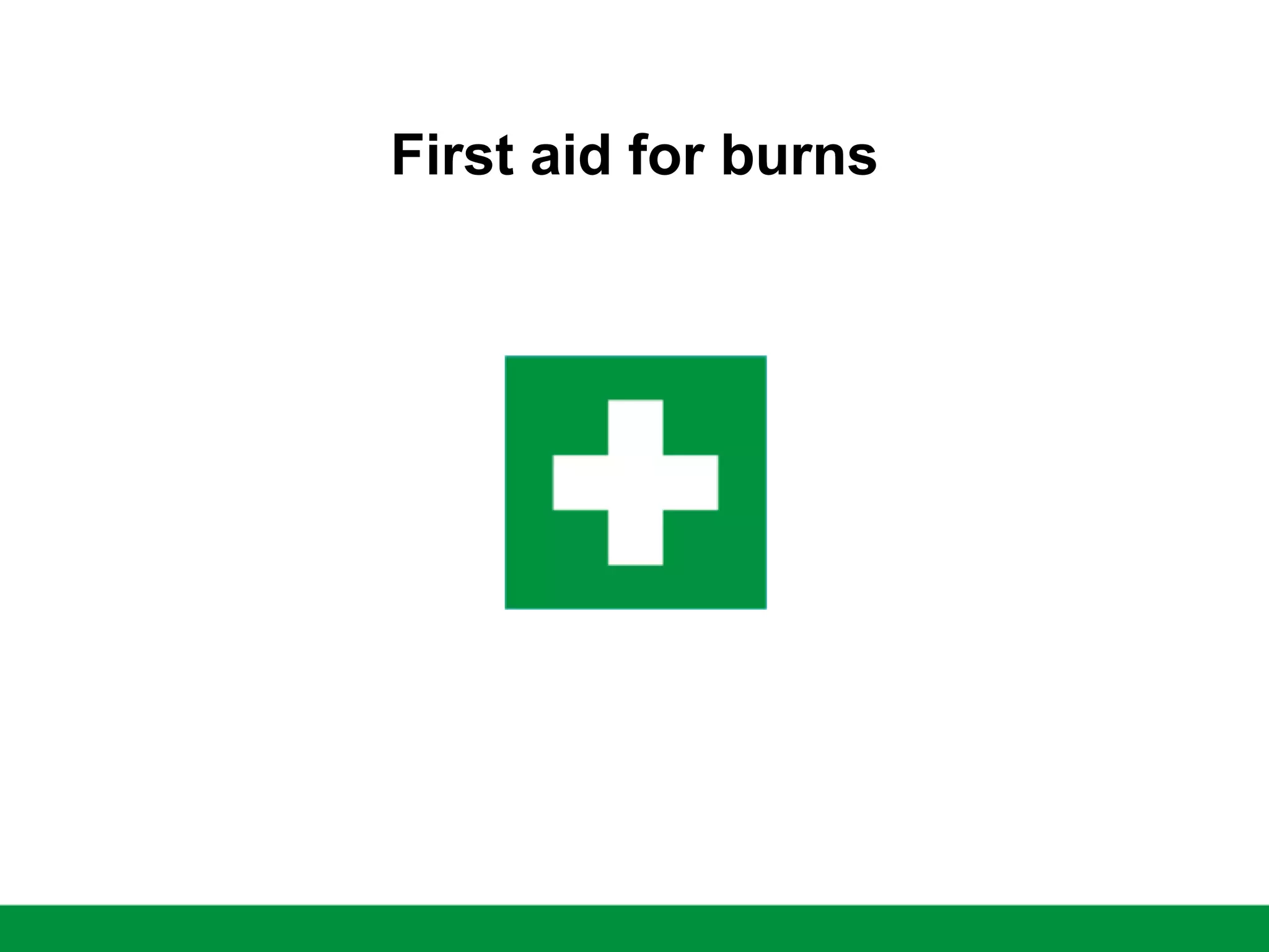 First aid in burns | PPTX