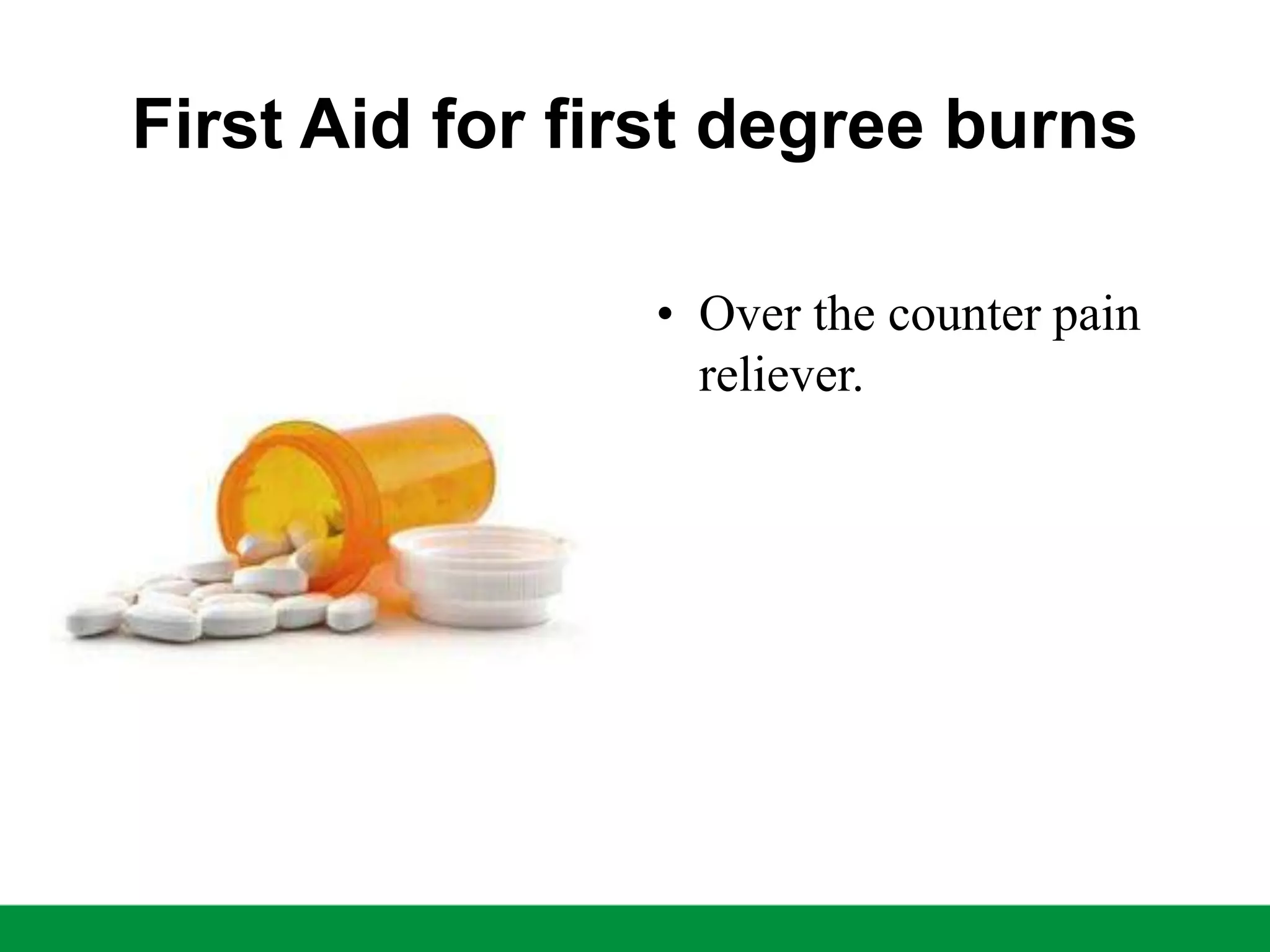 First aid in burns | PPTX