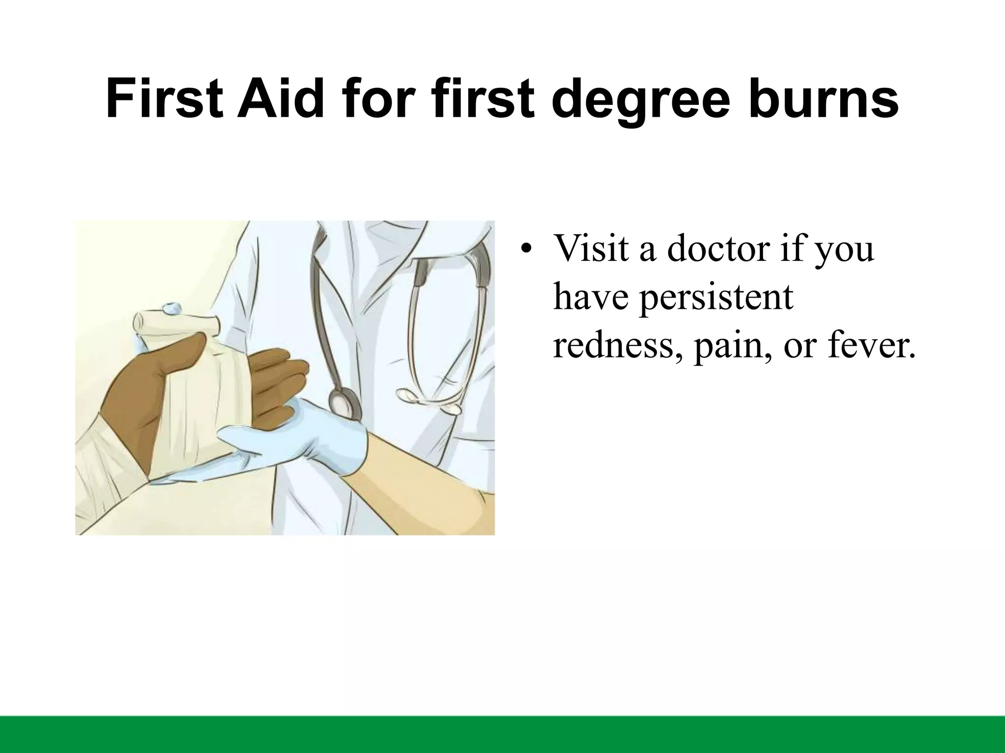 First aid in burns | PPTX