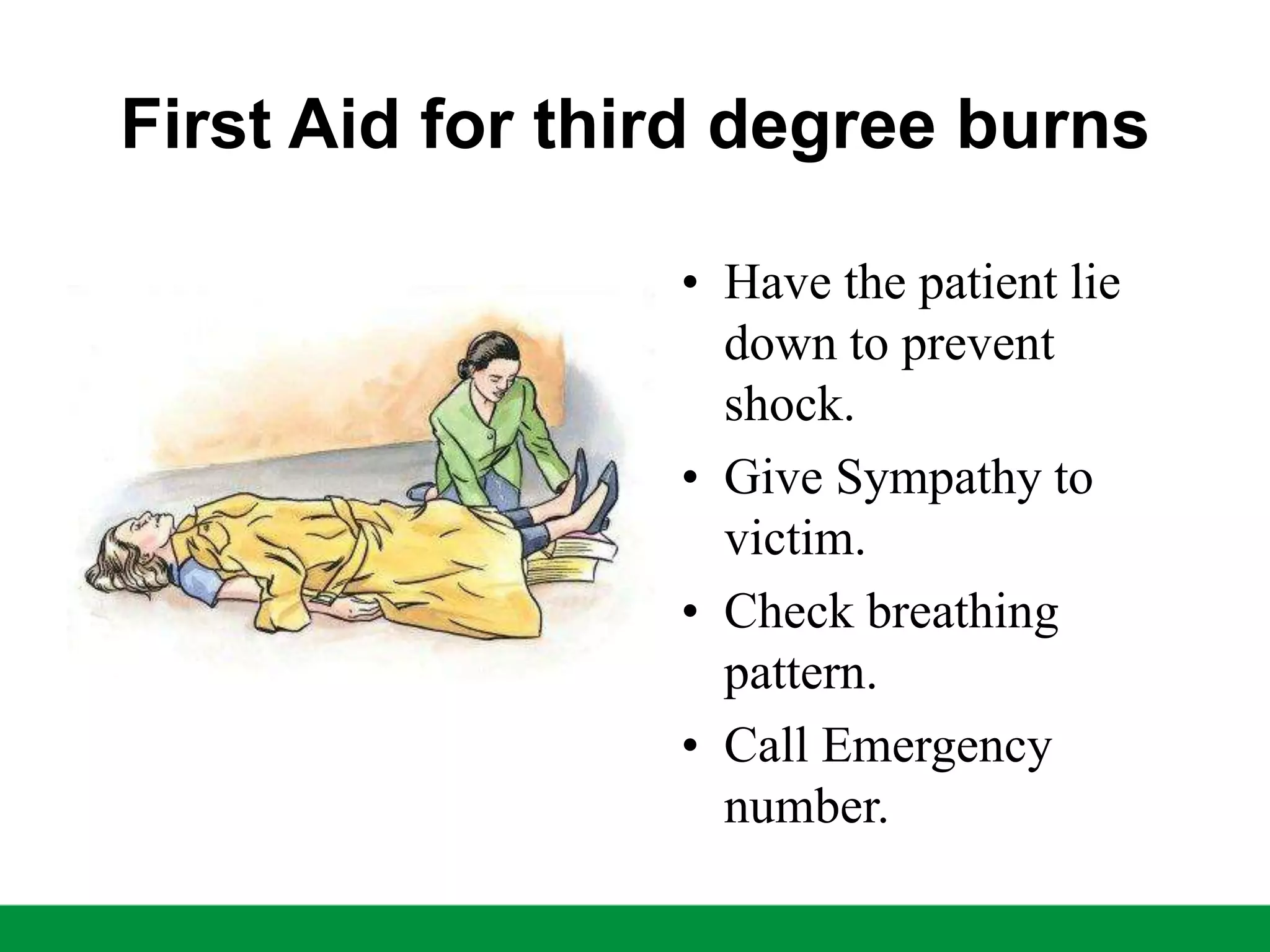 First aid in burns | PPTX