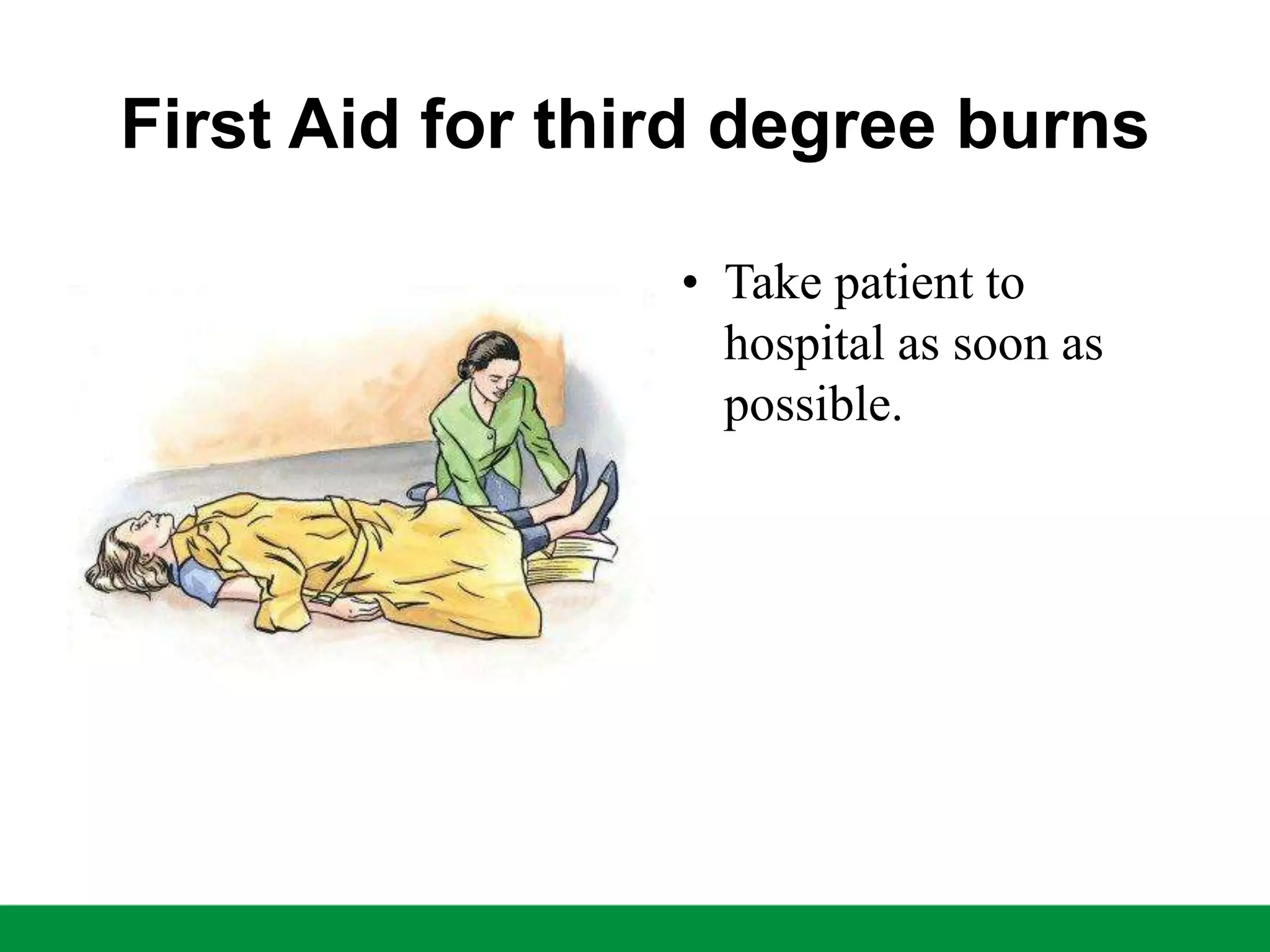 First aid in burns | PPTX