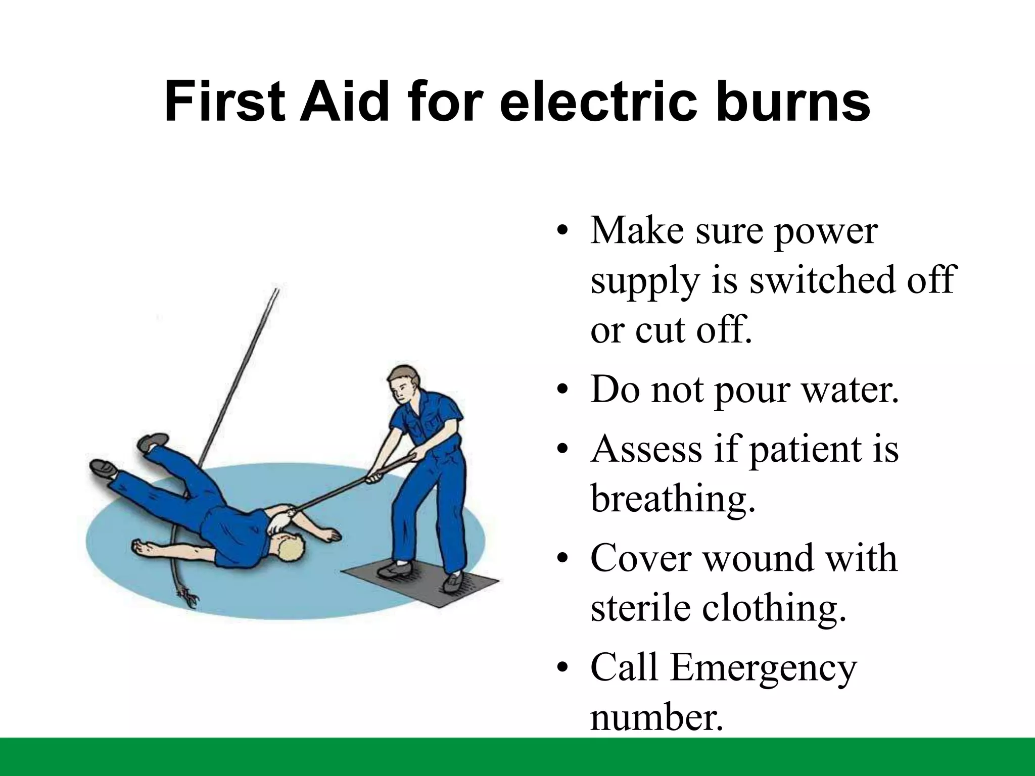 First aid in burns | PPTX