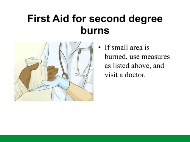 First aid in burns | PPTX | First Aid | Injuries