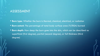 Burns and its treatment and nursing management.pptx