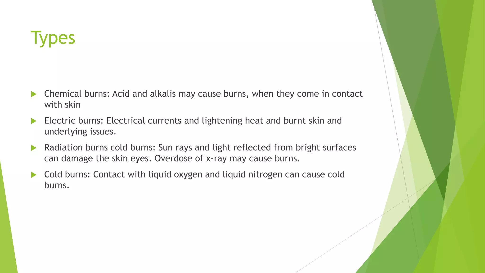 Burns and scalds | PPTX