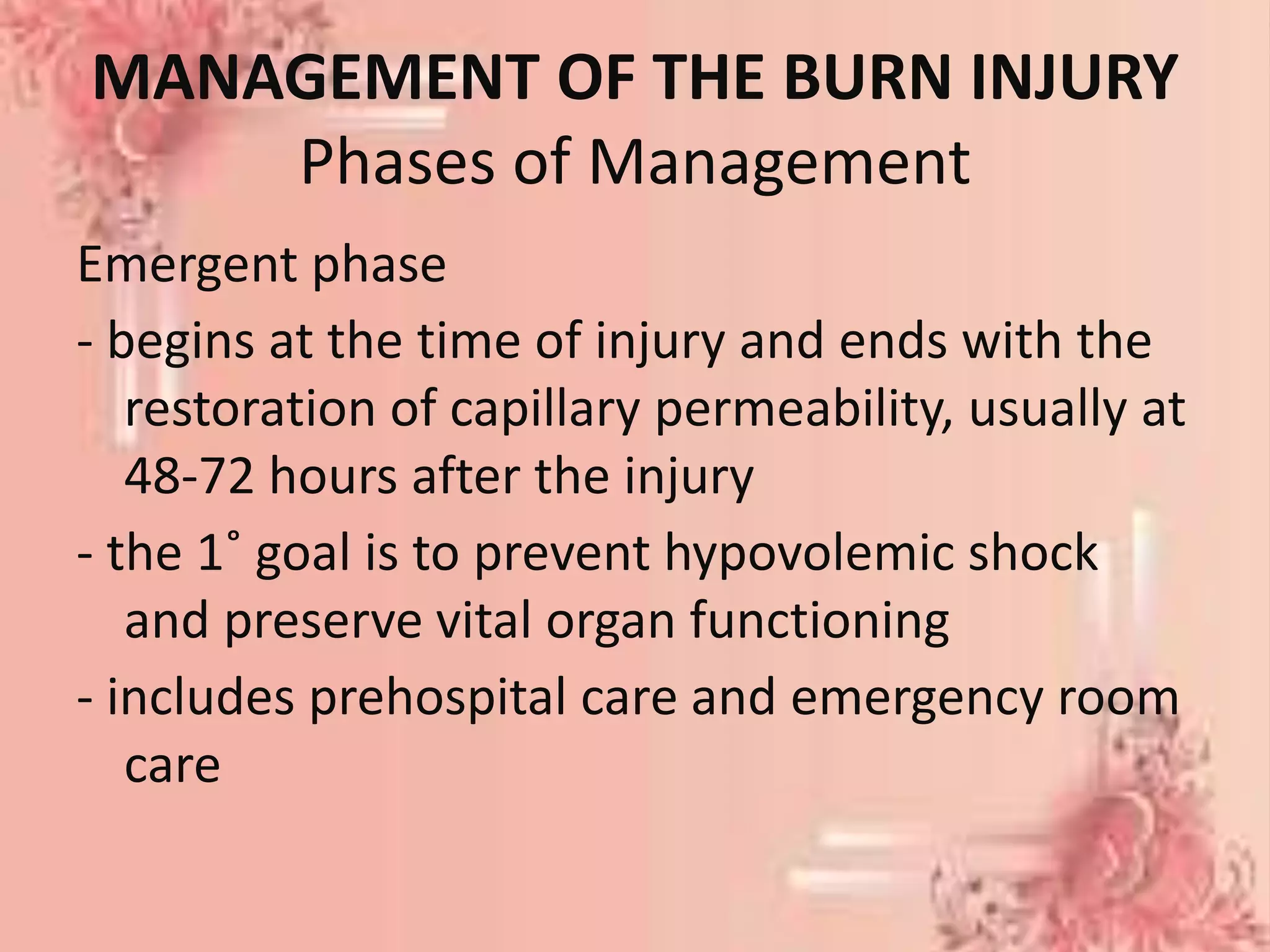Nursing management of Burns | PPTX