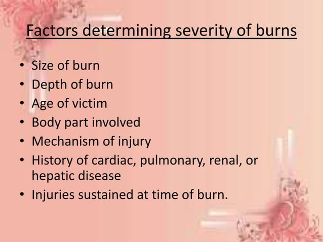 Nursing management of Burns | PPTX