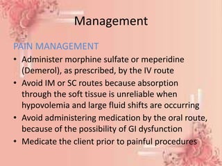 Nursing management of Burns | PPTX