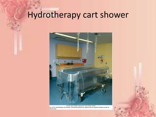Hydrotherapy For Burns