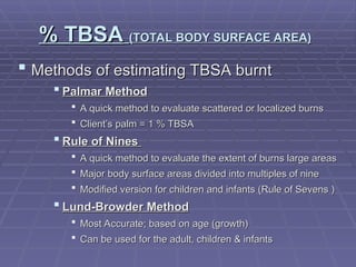 BURNS clinical presention and management.ppt