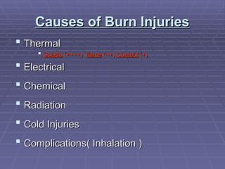 BURNS clinical presention and management.ppt