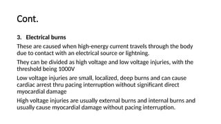 BURNS, COMPLICATIONS AND MANAGEMENT.pptx