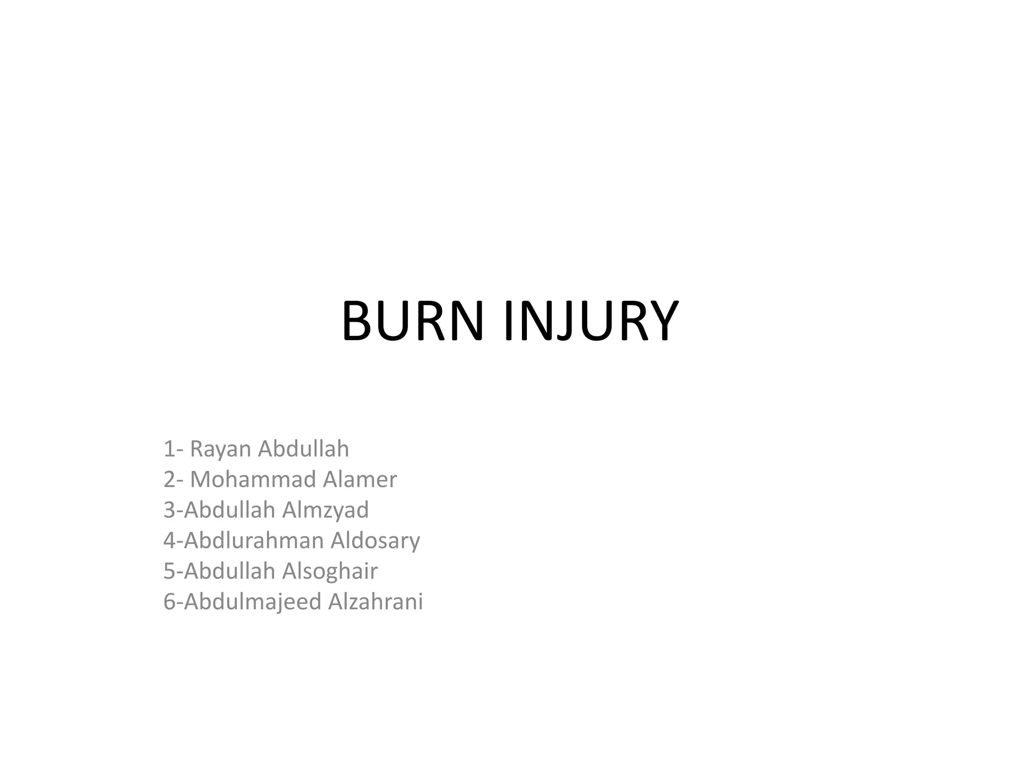 Burn | PPTX