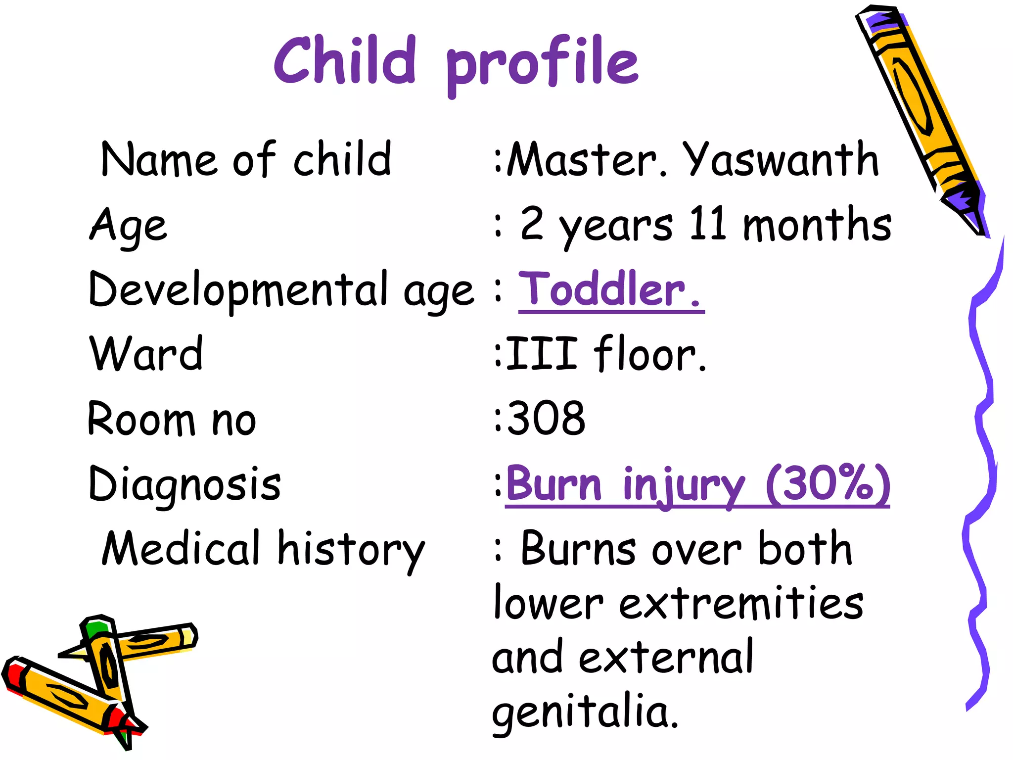 Burns in children | PPTX