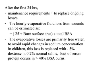 BURNS IN CHILDREN FOR 5 SEM BSC NURSING .pptx