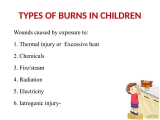 BURNS IN CHILDREN FOR 5 SEM BSC NURSING .pptx