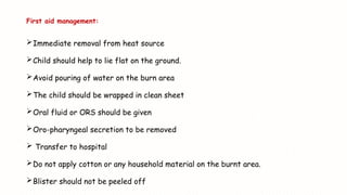 BURNS IN CHILDREN: THERAPEUTIC MANAGEMENT.pptx