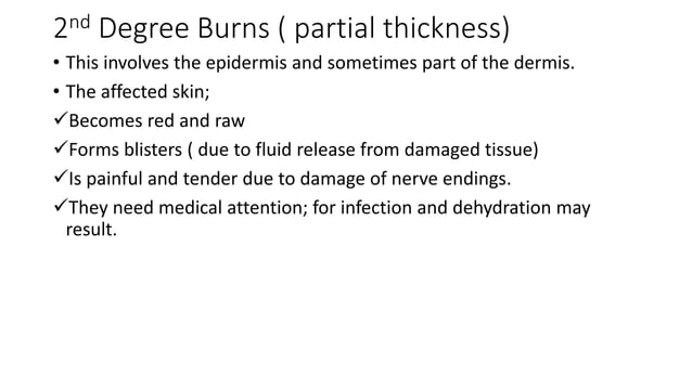 BURNS IN FIRST AID.pptx | First Aid | Injuries