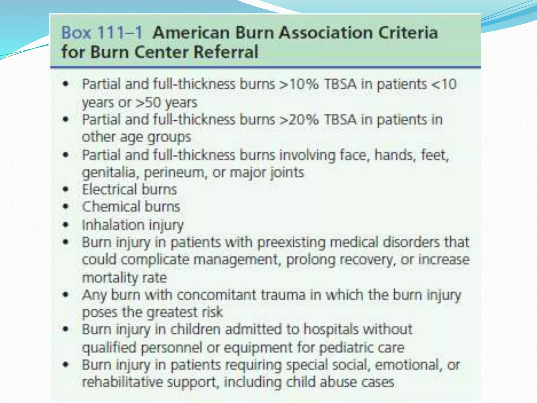Burns in pediatrics | PPTX