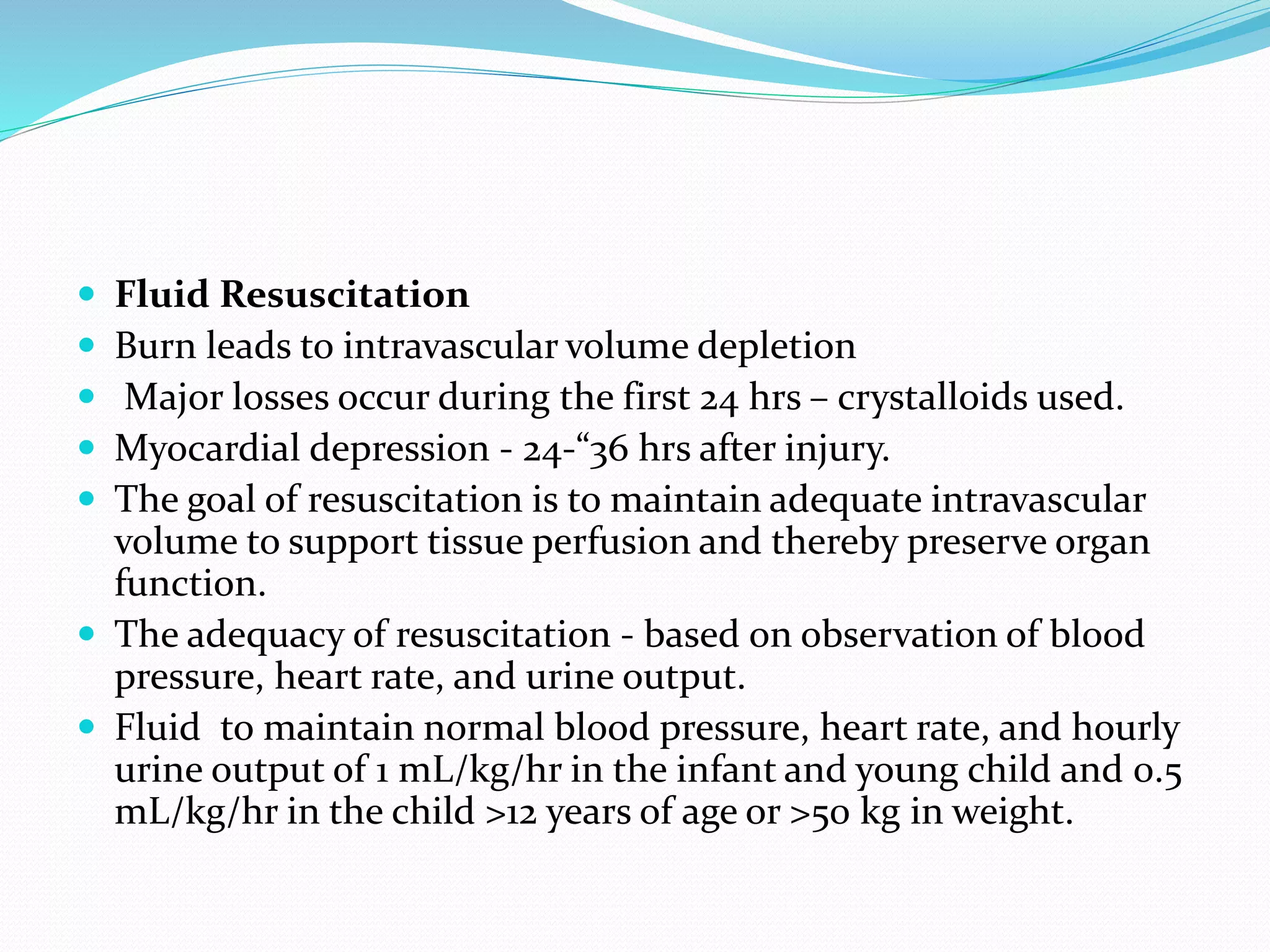 Burns in pediatrics | PPTX