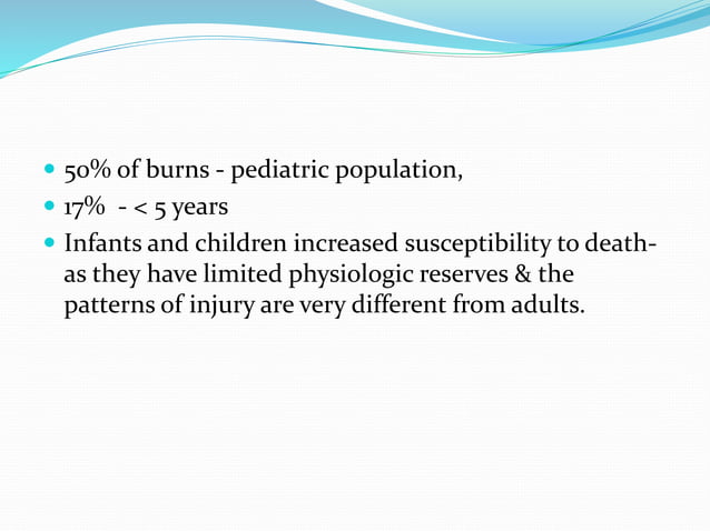 Burns in pediatrics | PPTX