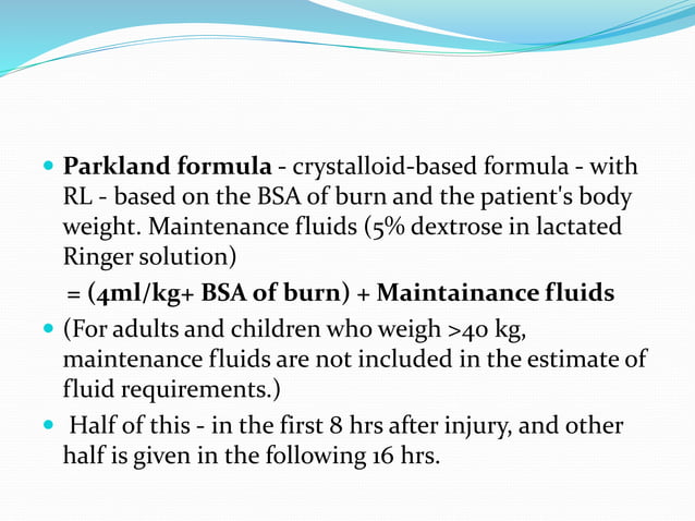 Burns in pediatrics | PPTX