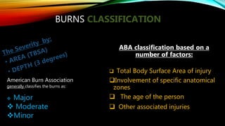 Burns in pediatrics presentation | PPT