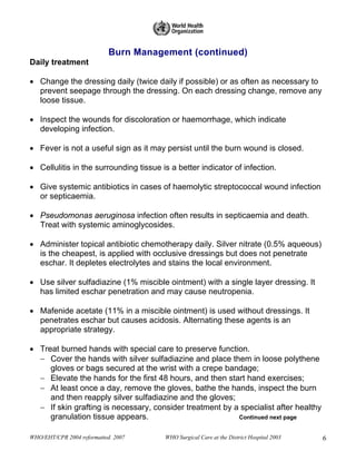 Burns management | PDF