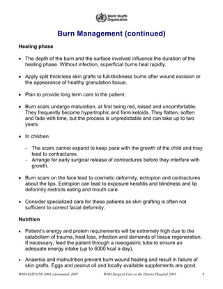 Burns management | PDF