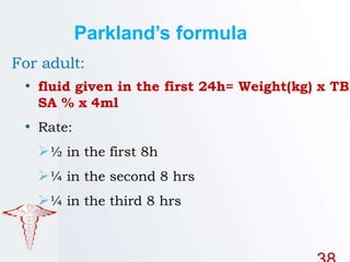 BURNS TYPES AND ITS MANAGEMENT | PPTX