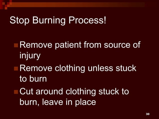 Burns ppt | PPT