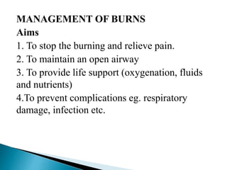 burns for first aid management ppt.pptx