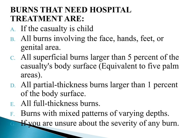 burns for first aid management ppt.pptx