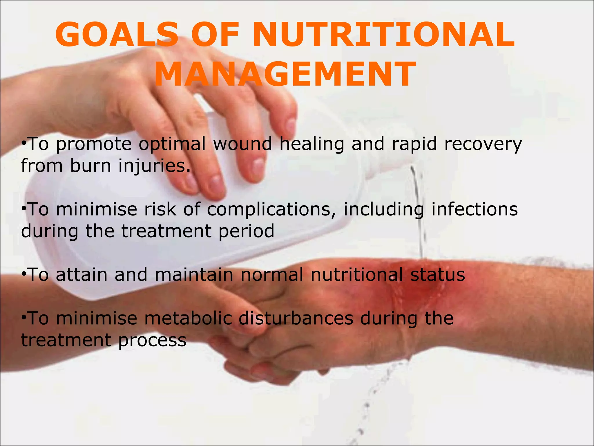 Pathophysiology, Nutritional Management of BURNS | PPT