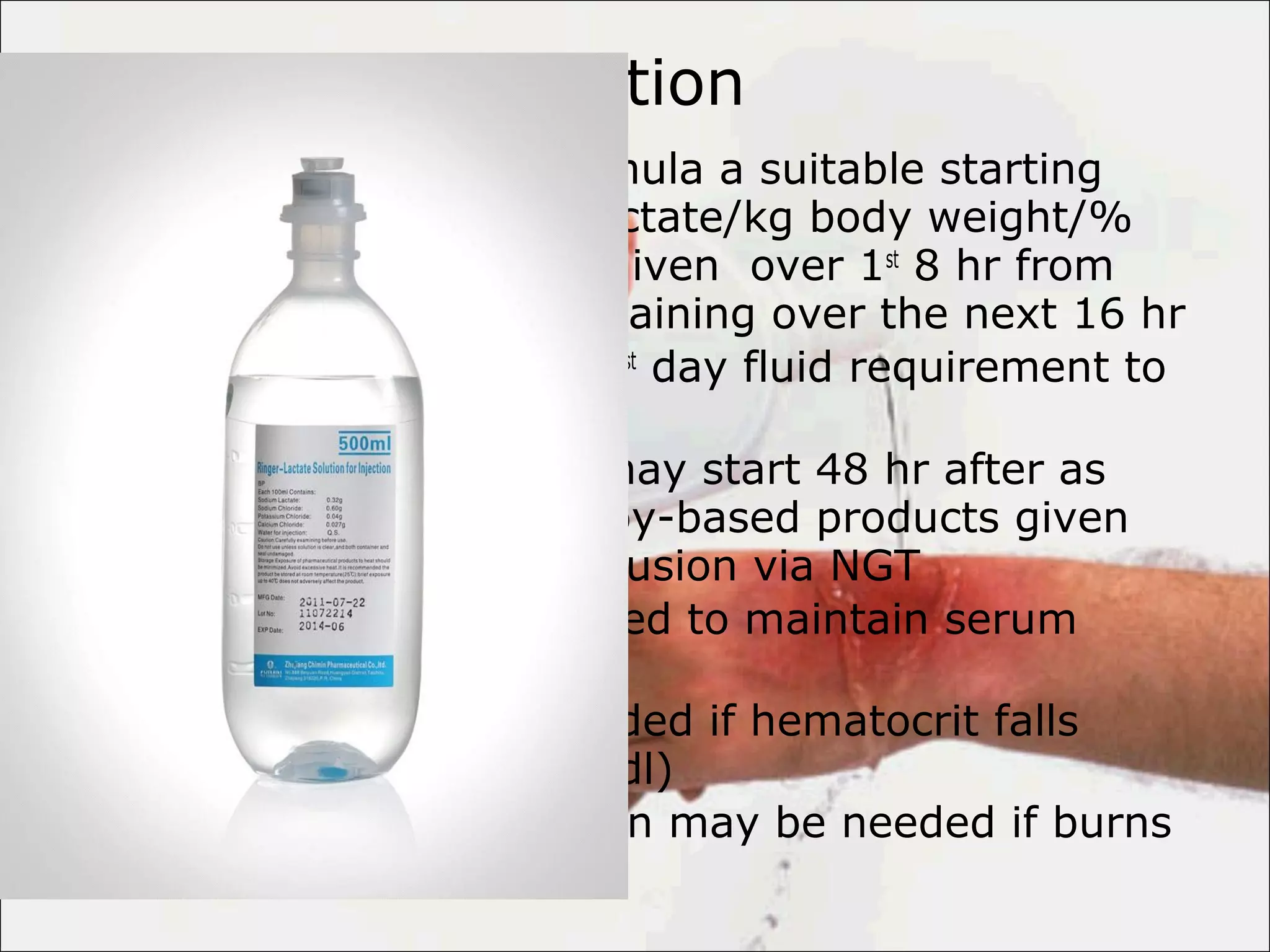 Pathophysiology, Nutritional Management of BURNS | PPT