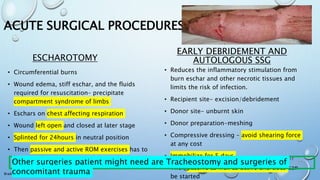 Burns Rehabilitation | PPTX