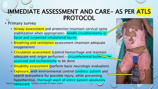 Burns Rehabilitation | PPTX