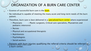 Burns Rehabilitation | PPTX